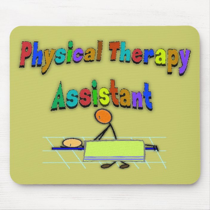 Physical Therapy Assistant--Stick Figure Design Mouse Pad | Zazzle.com