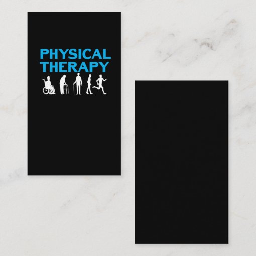 Physical Therapy Evolution Physiotherapy PT Business Card | Zazzle