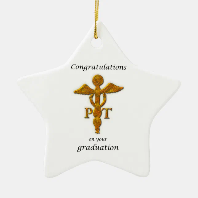 Physical Therapy Graduation Congratulations Ceramic Ornament | Zazzle