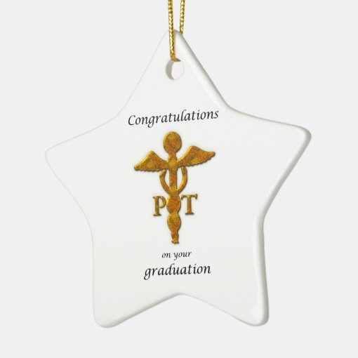 Physical Therapy Graduation Congratulations Ceramic Ornament | Zazzle
