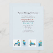 Physical Therapy Graduation Invitation (Male) | Zazzle