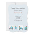 Physical Therapy Graduation Invitation (Male) | Zazzle