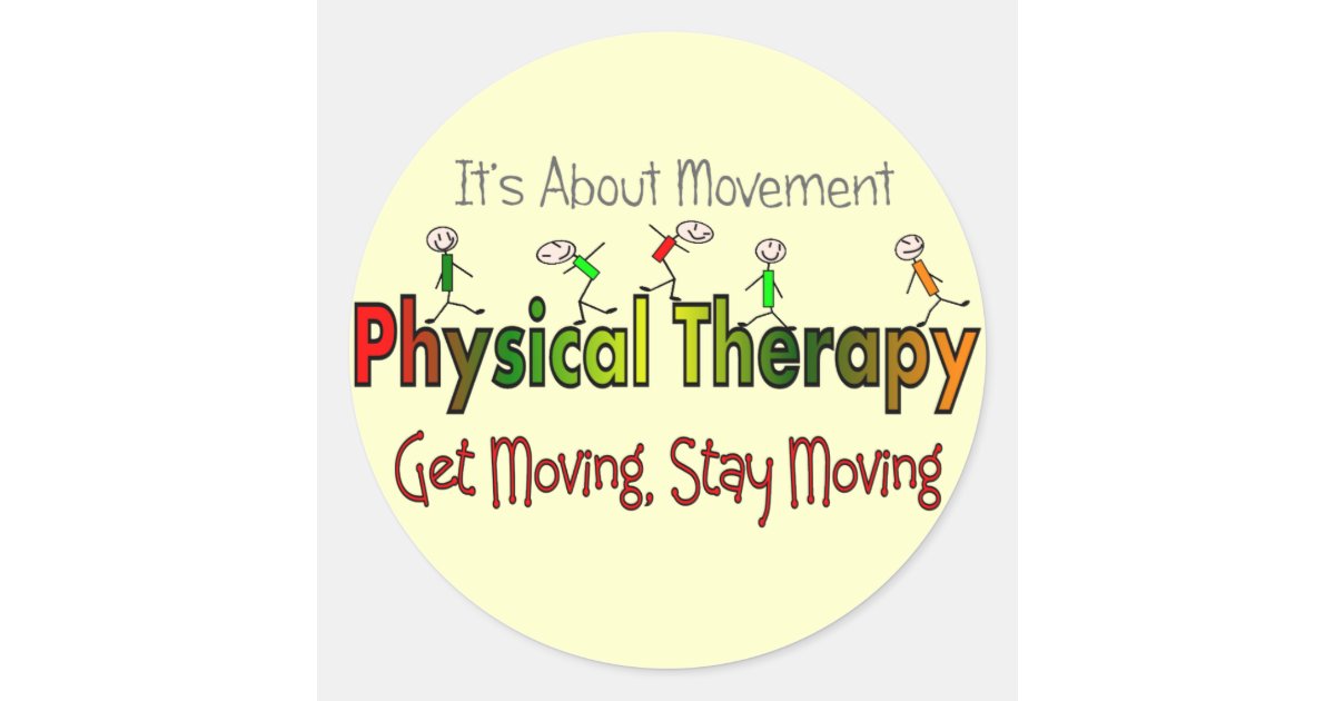 Physical Therapy Products and Gifts Classic Round Sticker | Zazzle