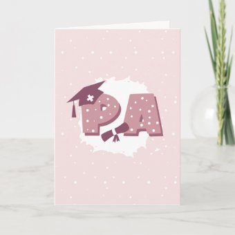 Physician Assistant Graduation Card | Zazzle