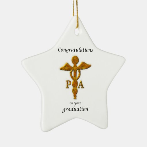 Physician Assistant Graduation Congratulations Ceramic Ornament | Zazzle