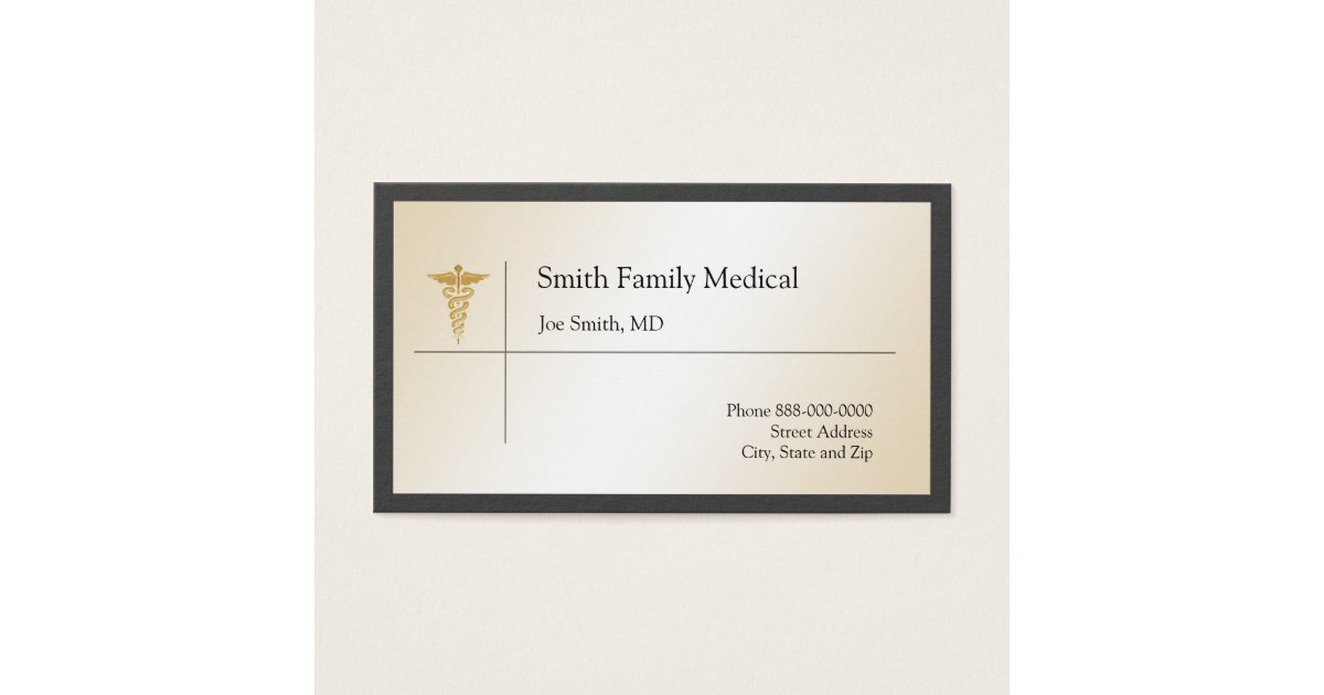 Physician Business Card | Zazzle.com