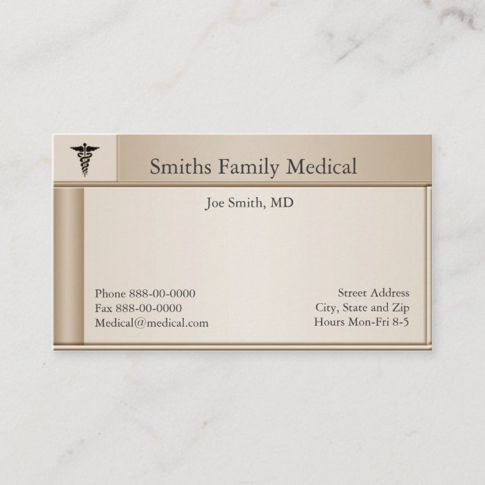 Physician Business Card | Zazzle.com