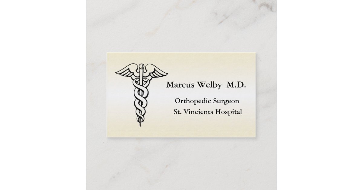 Physician Business Card | Zazzle