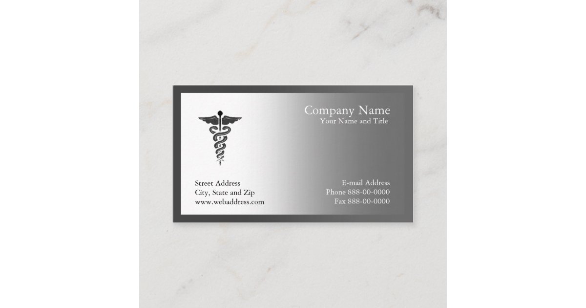Physician Business Card | Zazzle