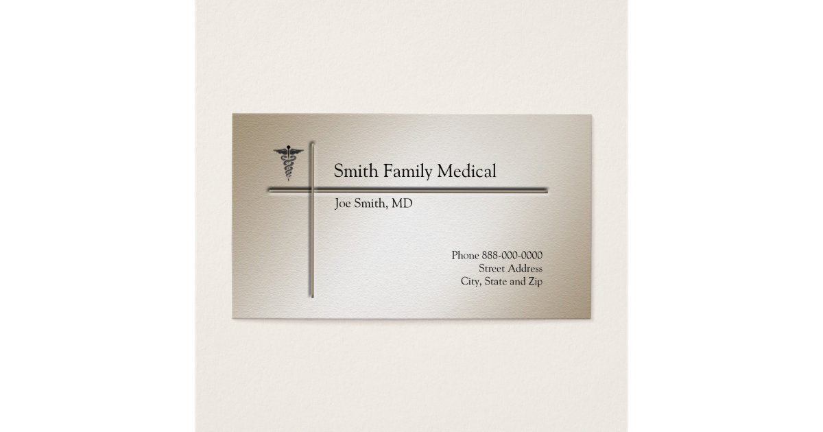Physician Business Card | Zazzle