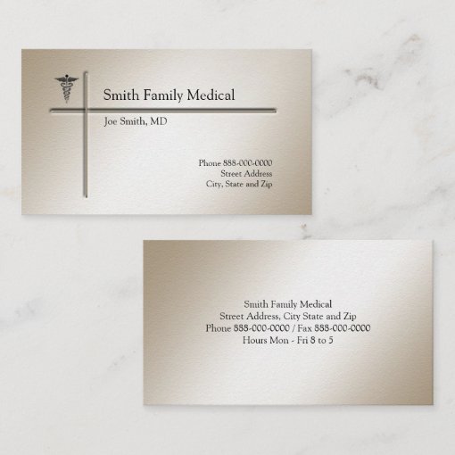 Physician Business Card | Zazzle