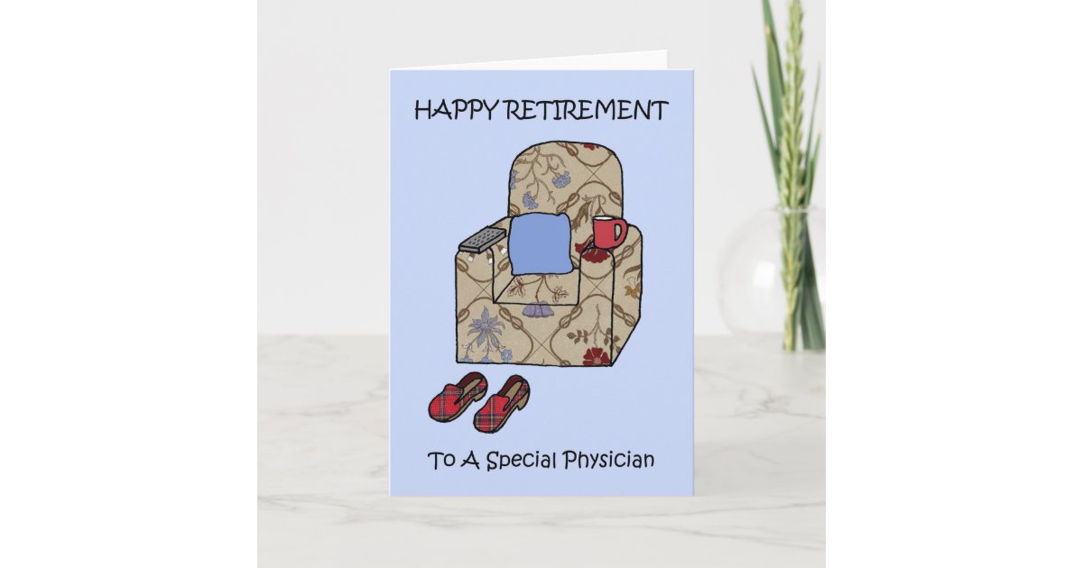 Physician Happy Retirement. Card | Zazzle.com