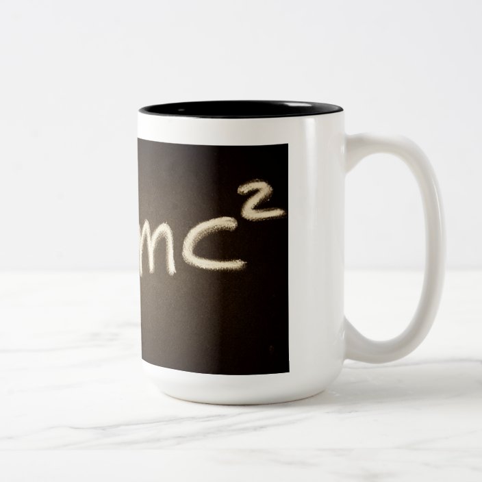 Physics Coffee Mug with Einstein's Famous Equation | Zazzle.com