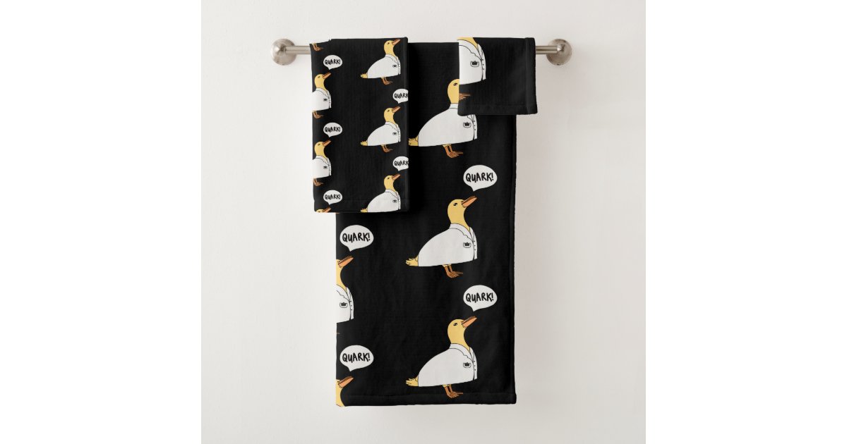 Physics Duck Bath Towel Set | Zazzle
