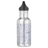 Physics Equations in Blue Pen // Water Bottle | Zazzle