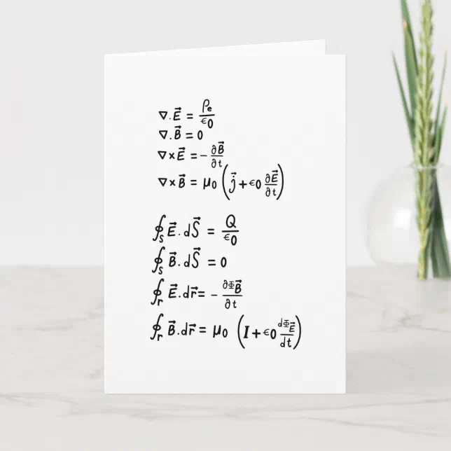 Physics Formula Card | Zazzle