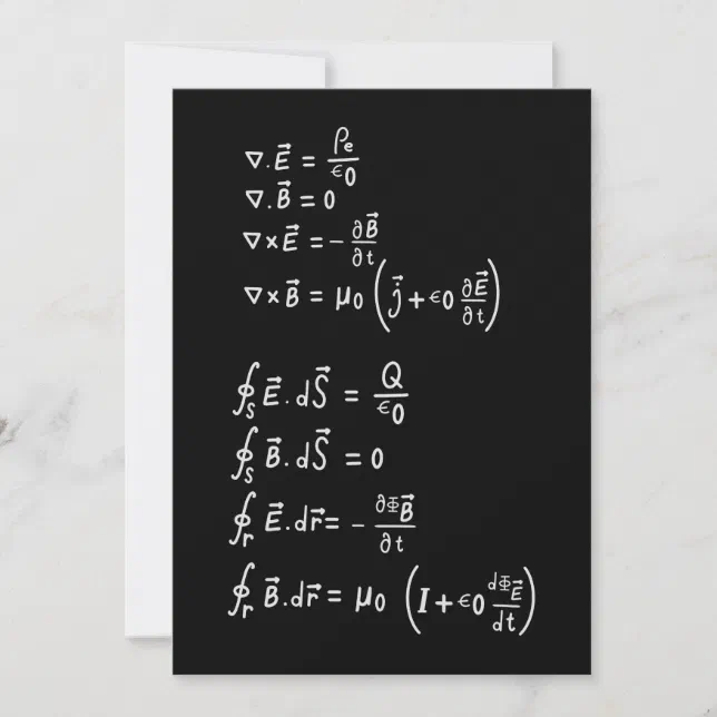 Physics Formula Square Sticker Invitation | Zazzle
