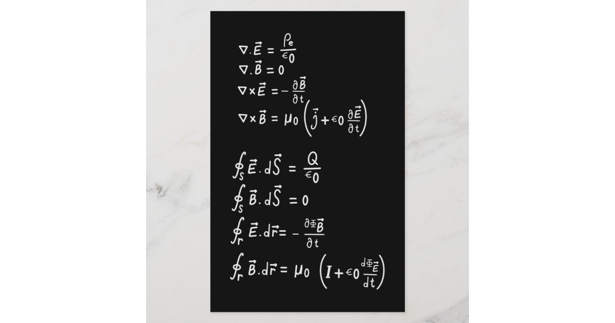 Physics Formula Square Sticker Invitation | Zazzle