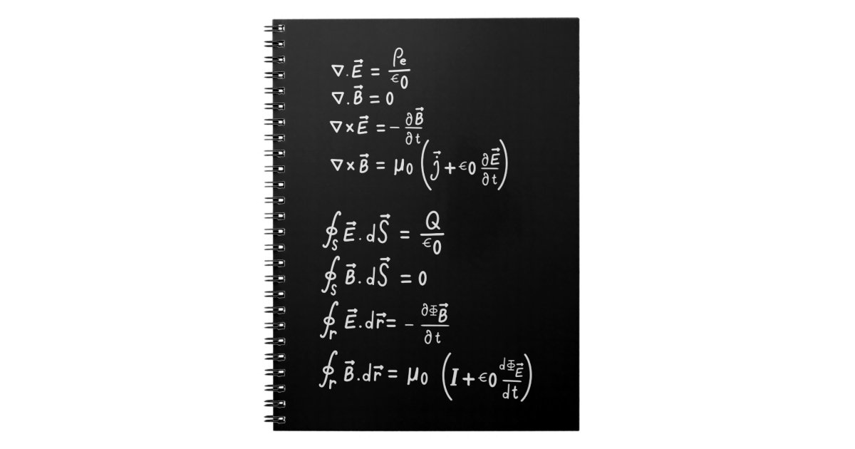 Physics Formula Square Sticker Invitation Notebook | Zazzle