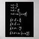 Physics Math Formula Students Teacher Invitation Poster | Zazzle