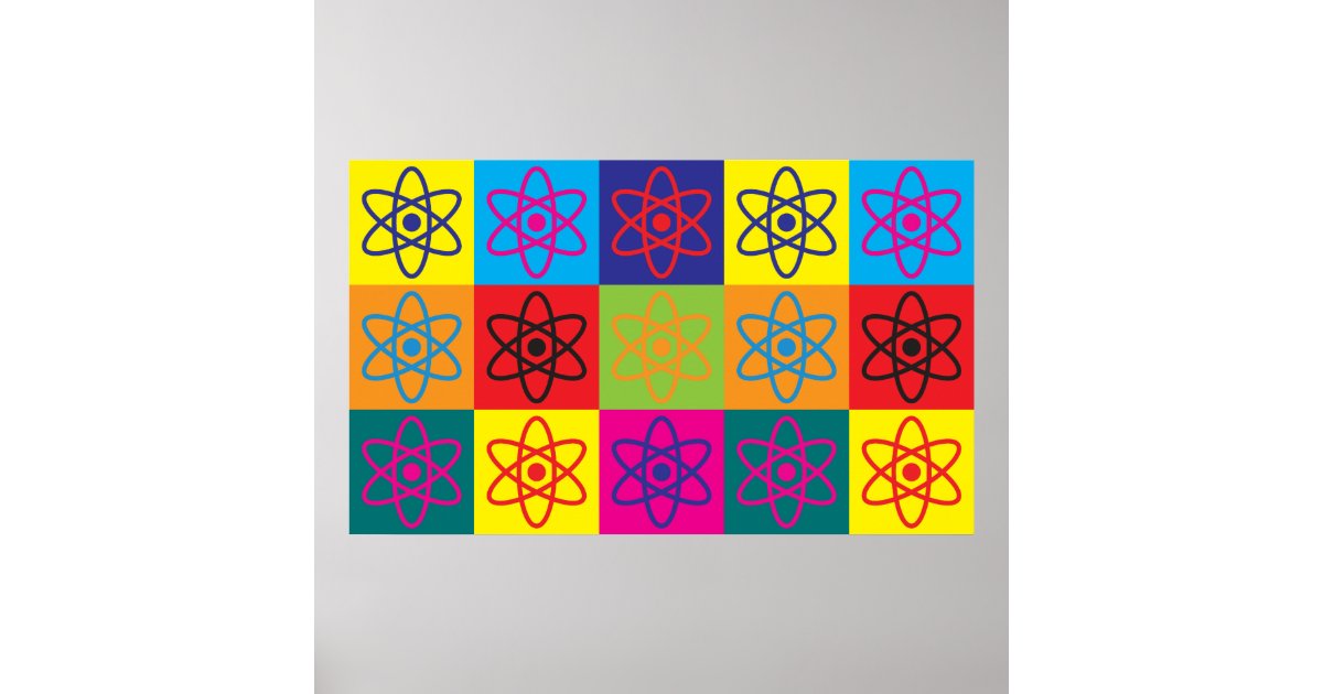 Physics Pop Art Poster | Zazzle