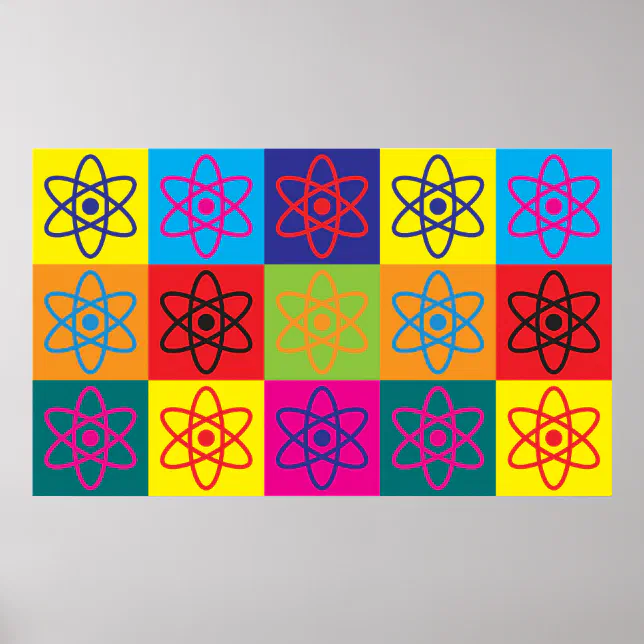 Physics Pop Art Poster | Zazzle