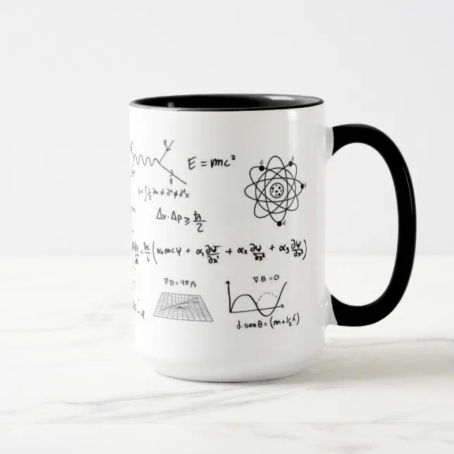 Physics you formulate and diagrams Coffe Mug | Zazzle
