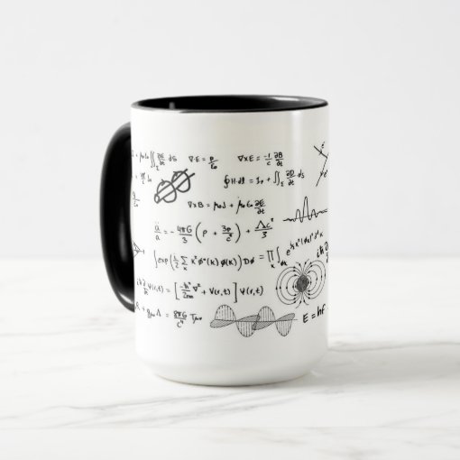 Physics you formulate and diagrams Coffe Mug | Zazzle