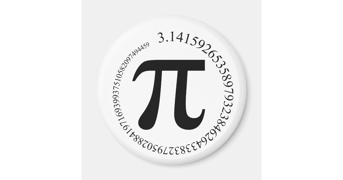 Pi (π) Day Magnet | Zazzle
