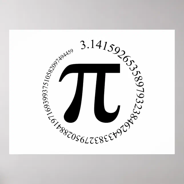 Pi (π) Day Poster | Zazzle