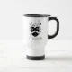 Pi Alpha Phi Fraternity Coat of Arms B&W Travel Mug | Zazzle