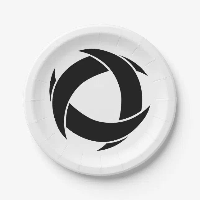 Pi Alpha Phi Fraternity Dynamic Circular Logo Paper Plates | Zazzle
