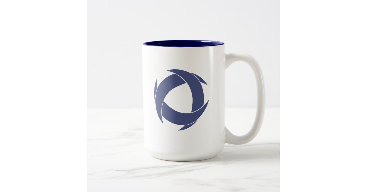 Pi Alpha Phi Fraternity Dynamic Circular Logo Two-Tone Coffee Mug | Zazzle