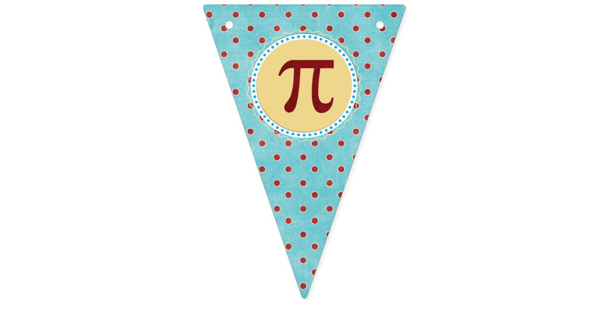 Pi Bunting Banner | Zazzle