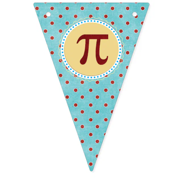 Pi Bunting Banner | Zazzle