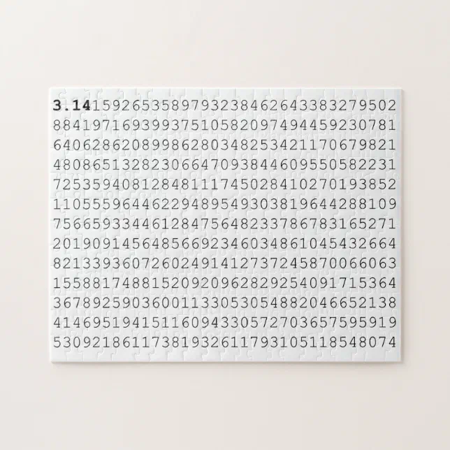 Pi Celebrate 3.14 Pi Day Jigsaw Puzzle | Zazzle