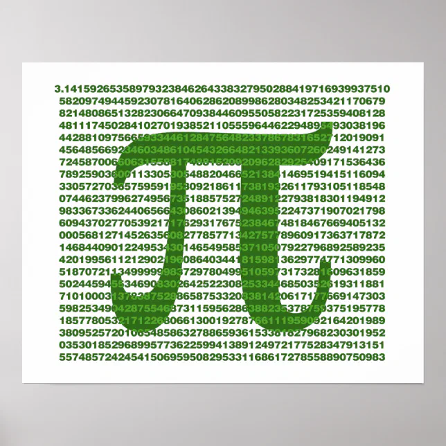 Pi Day 3.14 Poster | Zazzle