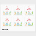 Pi Day Birthday Stickers | Zazzle