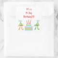 Pi Day Birthday Stickers | Zazzle
