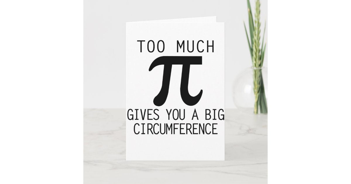 pi day card | Zazzle