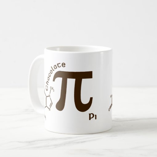 Pi Day Chocolate Pi Mug | Zazzle
