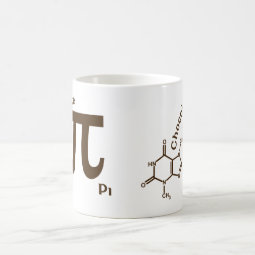 Pi Day Chocolate Pi Mug | Zazzle