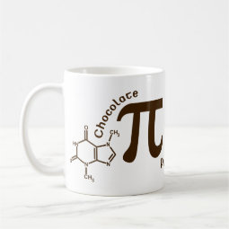 Pi Day Chocolate Pi Mug | Zazzle