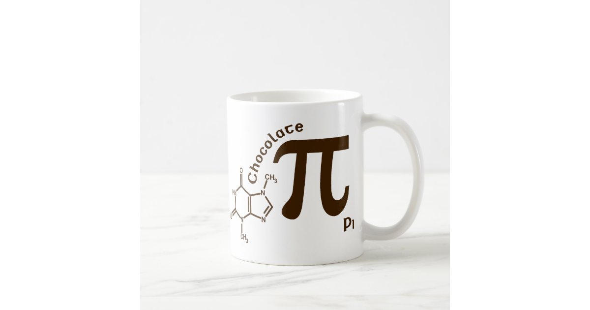 Pi Day Chocolate Pi Mug | Zazzle