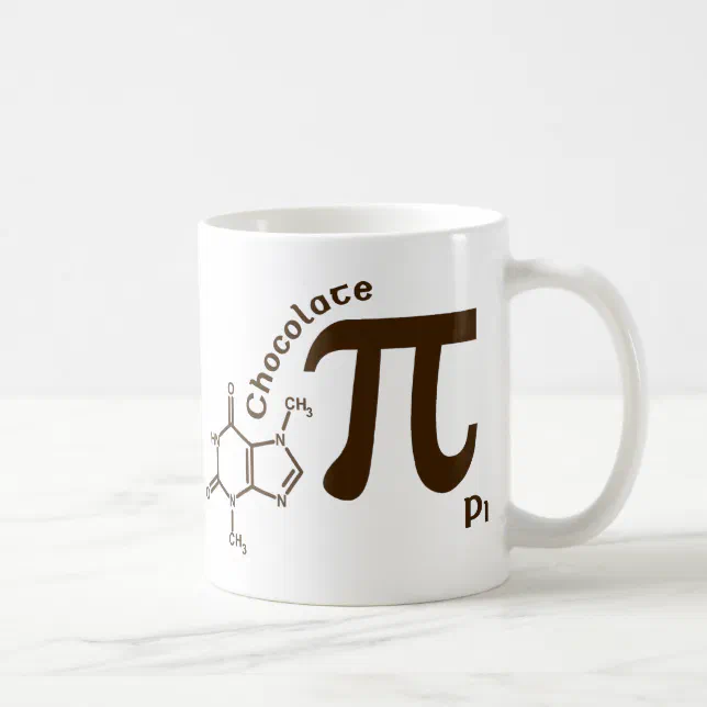 Pi Day Chocolate Pi Mug | Zazzle