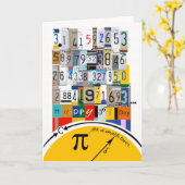 Pi Day Greeting Card for Math Lover | Zazzle