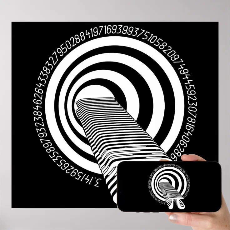 Pi Day Math Geek Infinity Poster | Zazzle