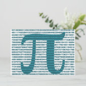 Pi Day numbers Invitation | Zazzle