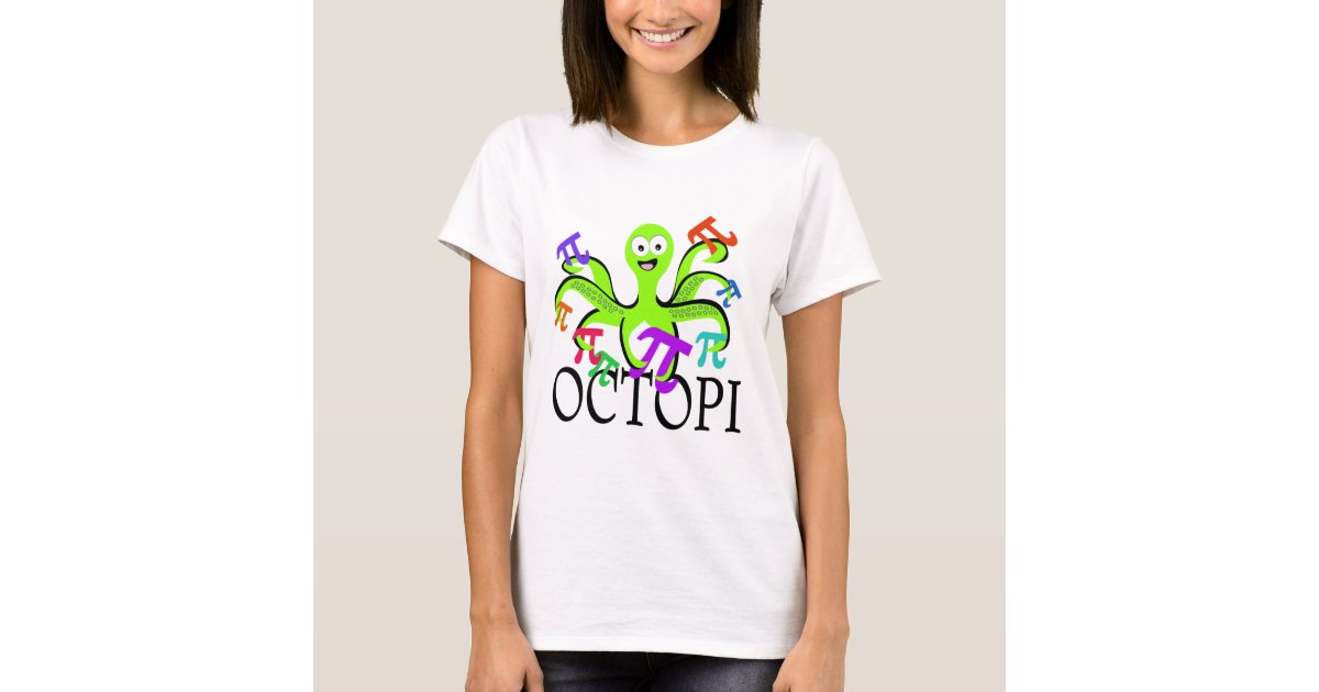 Pi Day Octopi T-Shirt | Zazzle