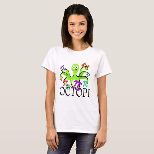 Pi Day Octopi T-Shirt | Zazzle